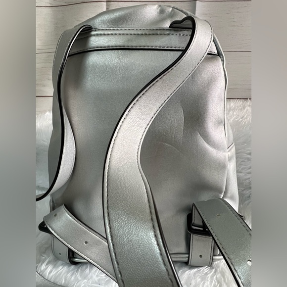 Dkny | Bags | Dkny Mini Abby Silver Backpack | Poshmark